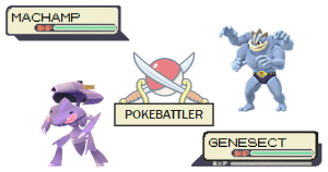 Genesect vs. Machamp Battle Simulation - Pokemon GO Pokebattler