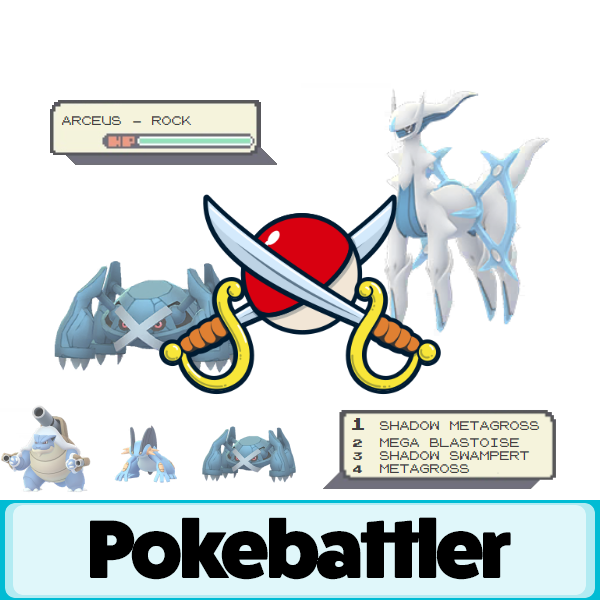 Arceus - Rock Counters - Pokemon GO Pokebattler
