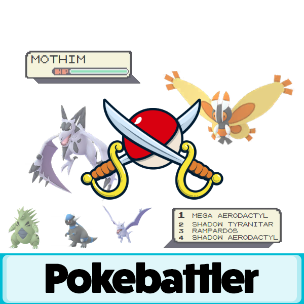 Mothim Counters - Pokemon GO Pokebattler